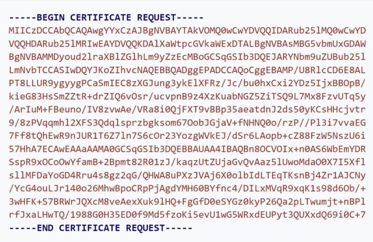 What is a Certificate Signing Request (CSR)?