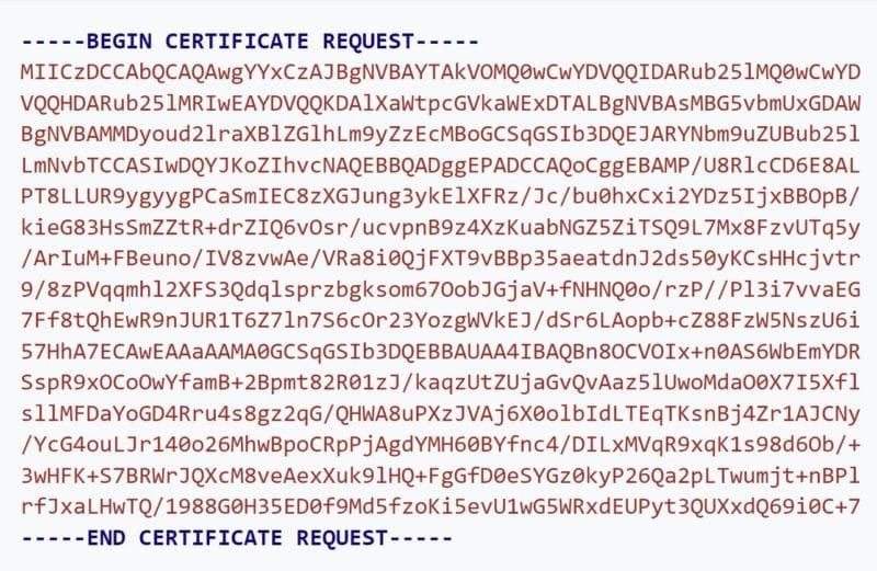 What is a Certificate Signing Request (CSR)?
