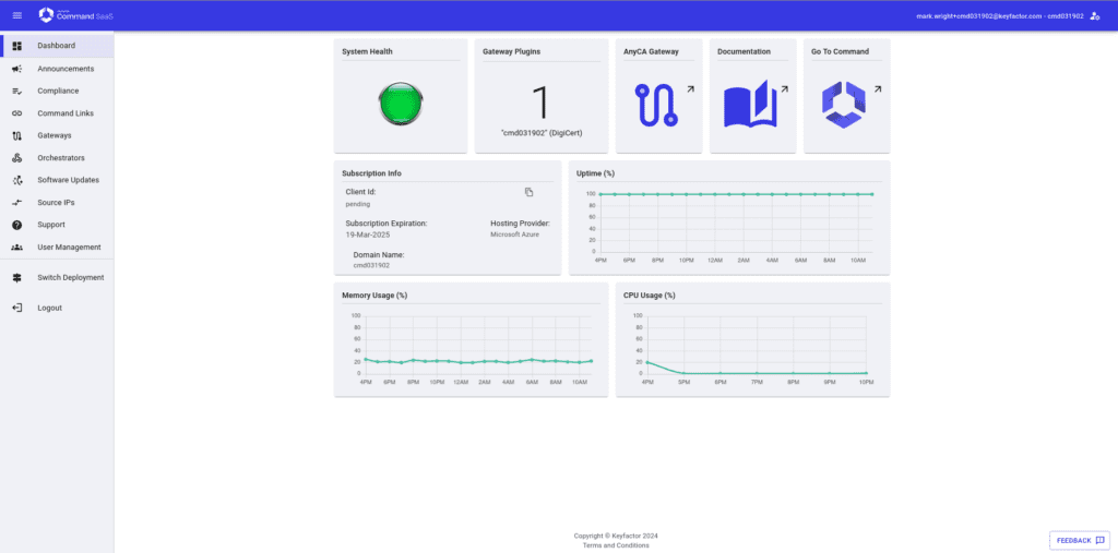Command SaaS Lite: A Lightweight Solution for Certificate Management